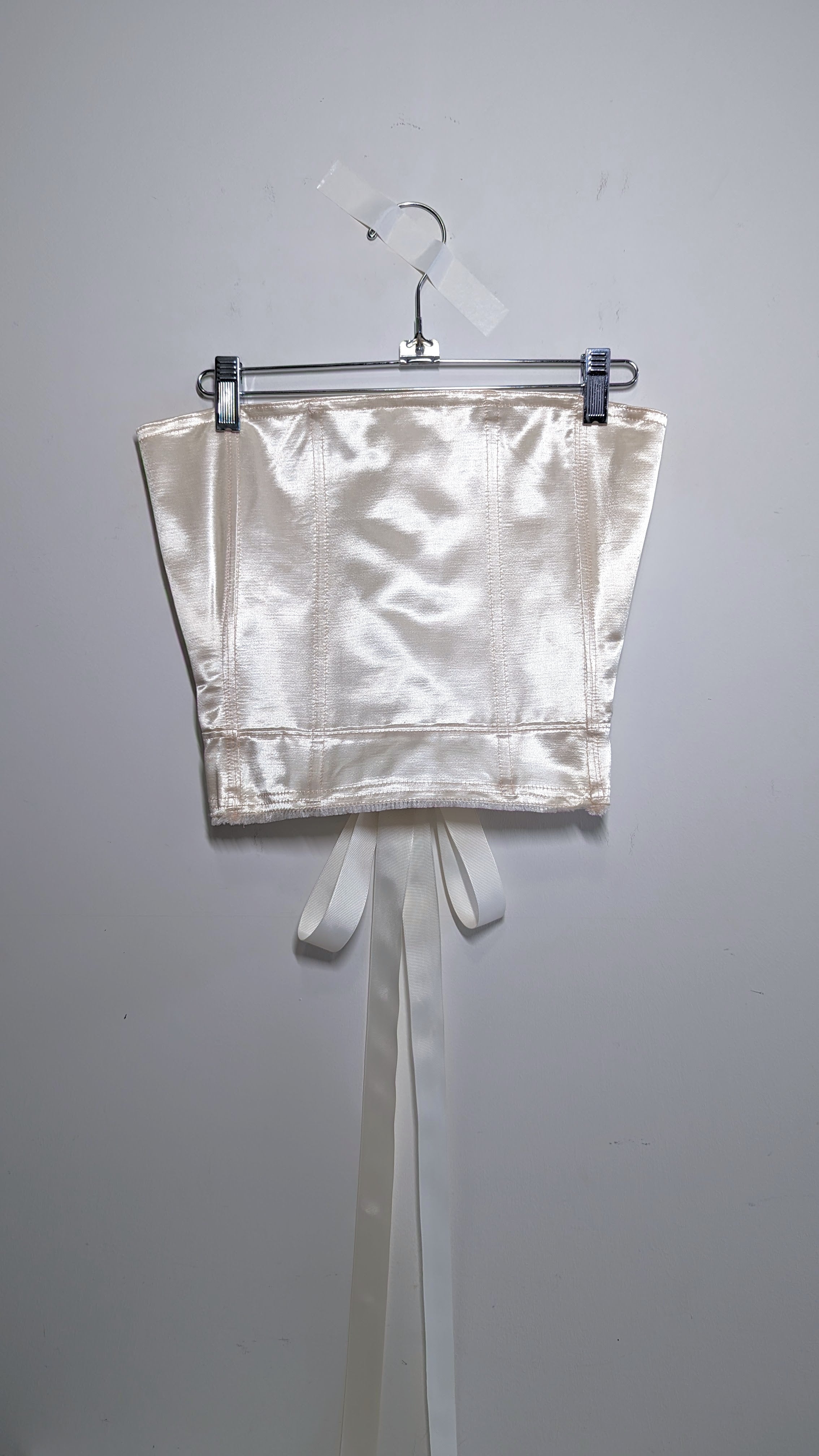 Duchess Satin Corset - Ivory – Kristin Mallison